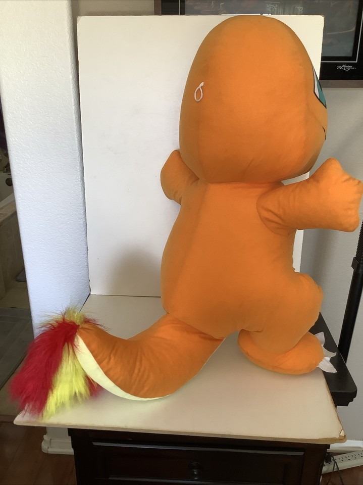 Charmander huge 31” Plush Figure Pokemon 2017 Toy Factory Jumbo Life ...