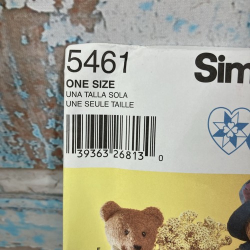 Bears 18 and 22 Inch With Accessories Uncut Pattern Simplicity 5461 for ...