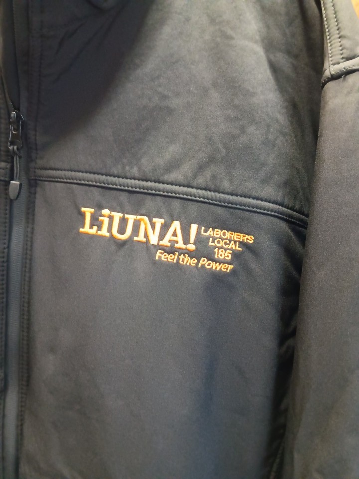 Men's Laborers Local 185 black jacket size 2XL Port West Workwear ...