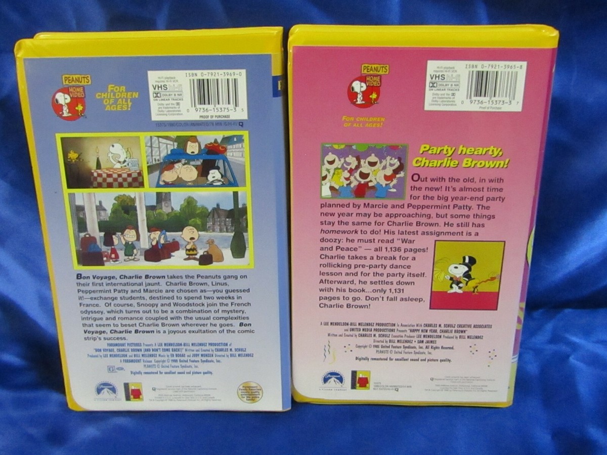 Happy New Year Charlie Brown Vhs