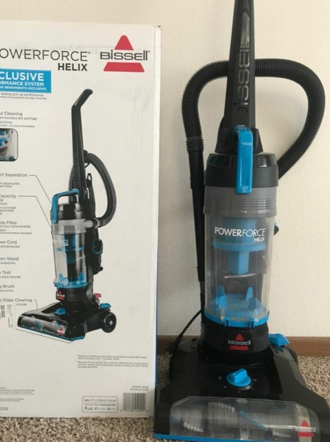 BISSELL PowerForce Helix 2191 Blue Upright Vacuum Cleaner for sale ...