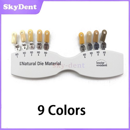 Ivoclar Vivadent Dental Shade Guide 9 Colors Natural Die ND1-9 Bleach ...