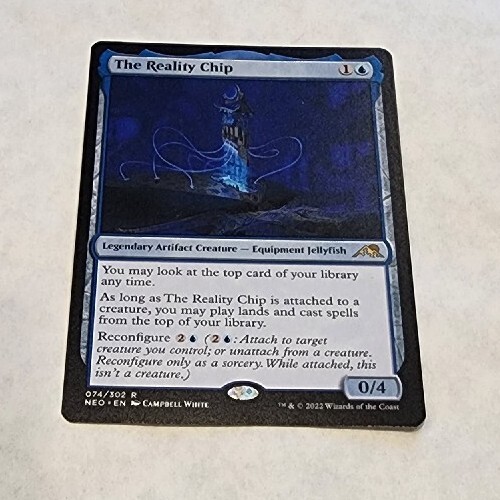 MTG The Reality Chip Kamigawa: Neon Dynasty 074/302 Regular Rare for ...