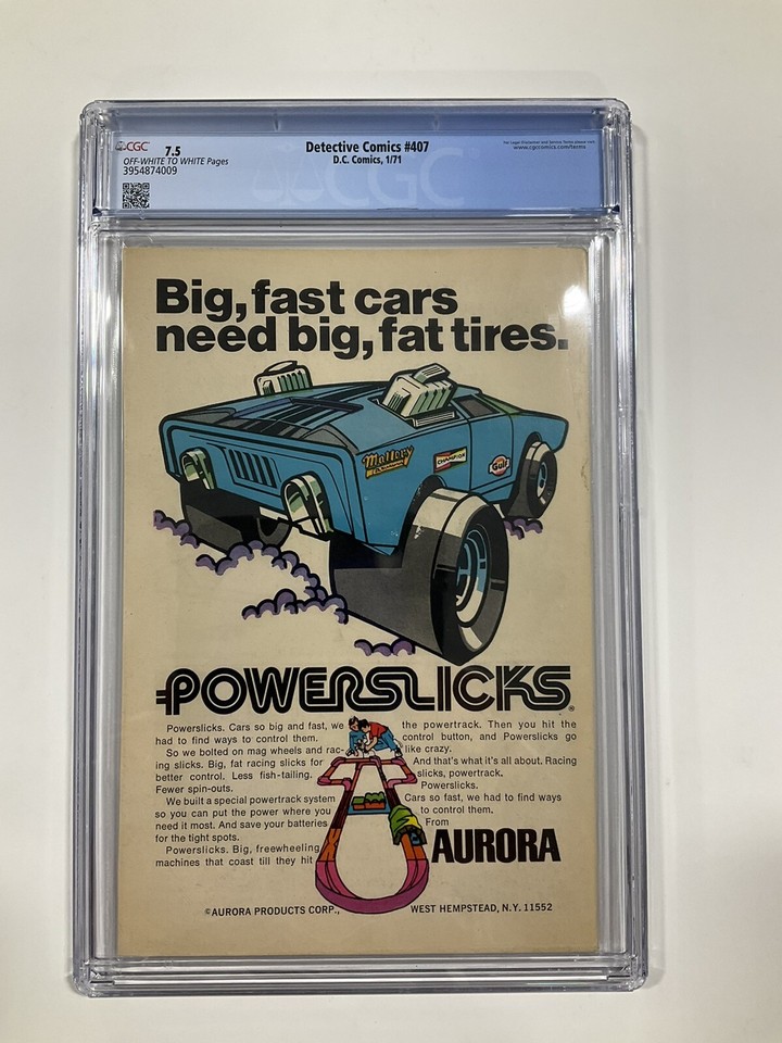 DETECTIVE COMICS 407 CGC 7.5 OW/W PAGES DC COMICS 1971 | eBay