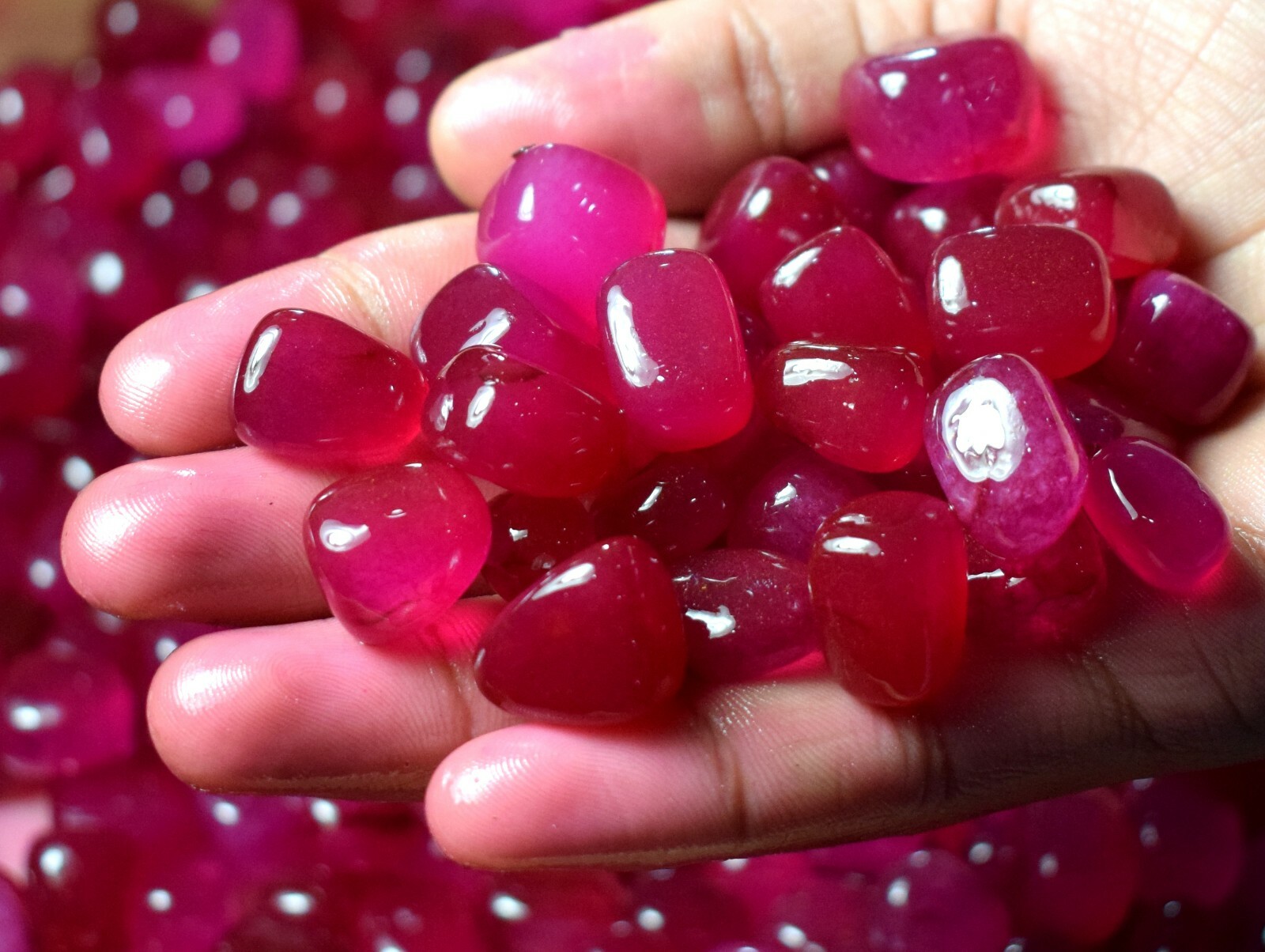 African Red Ruby Gemstone Lot 100 Ct Natural Fancy Cabochon Tumble | eBay