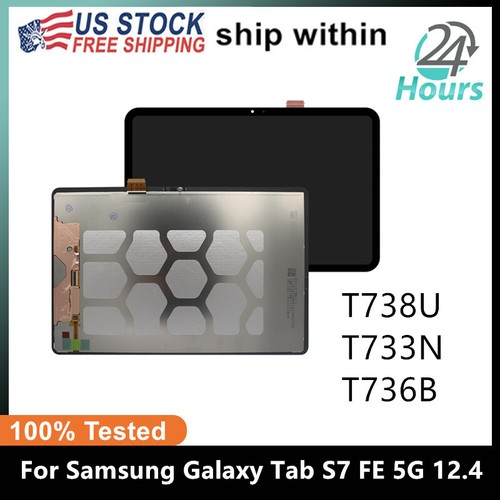 For Samsung Galaxy Tab S7 FE 5G T738U/T T730 T736 LCD Display Touch ...
