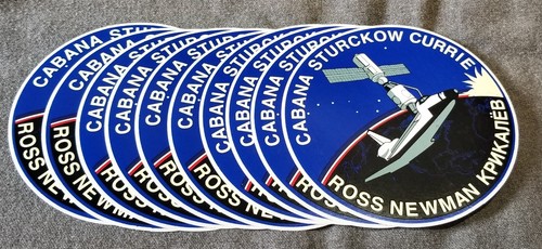 LMH STICKER Decal 10 NASA STS-88 Space Shuttle ENDEAVOUR ISS Unity Node ...