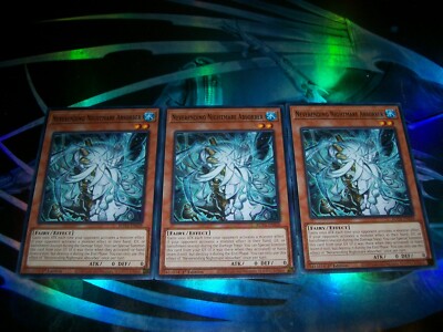 3x Neverending Nightmare Absorber 1st Edition Common ROTA-EN028 Yu-Gi ...