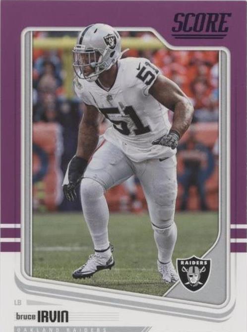 2018 Score - Bruce Irvin #257 Purple for sale online | eBay