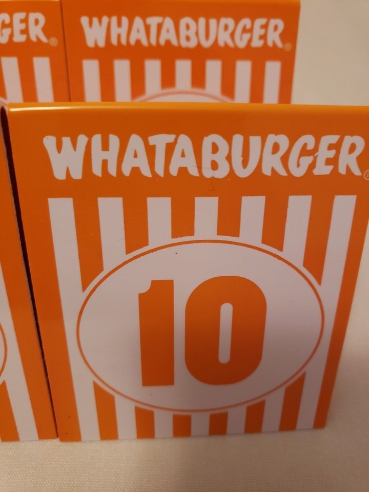 Individual WHATABURGER Restaurant Table Tent Numbers - Modern Glossy | eBay