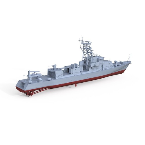 SSC400578S-A 1/400 Military Model Kit US Navy Cyclone (PC-1) Gunboat ...
