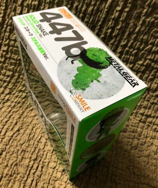 Nendoroid Solid Snake Stealth Camouflage Clear Green 447b Game Metal ...