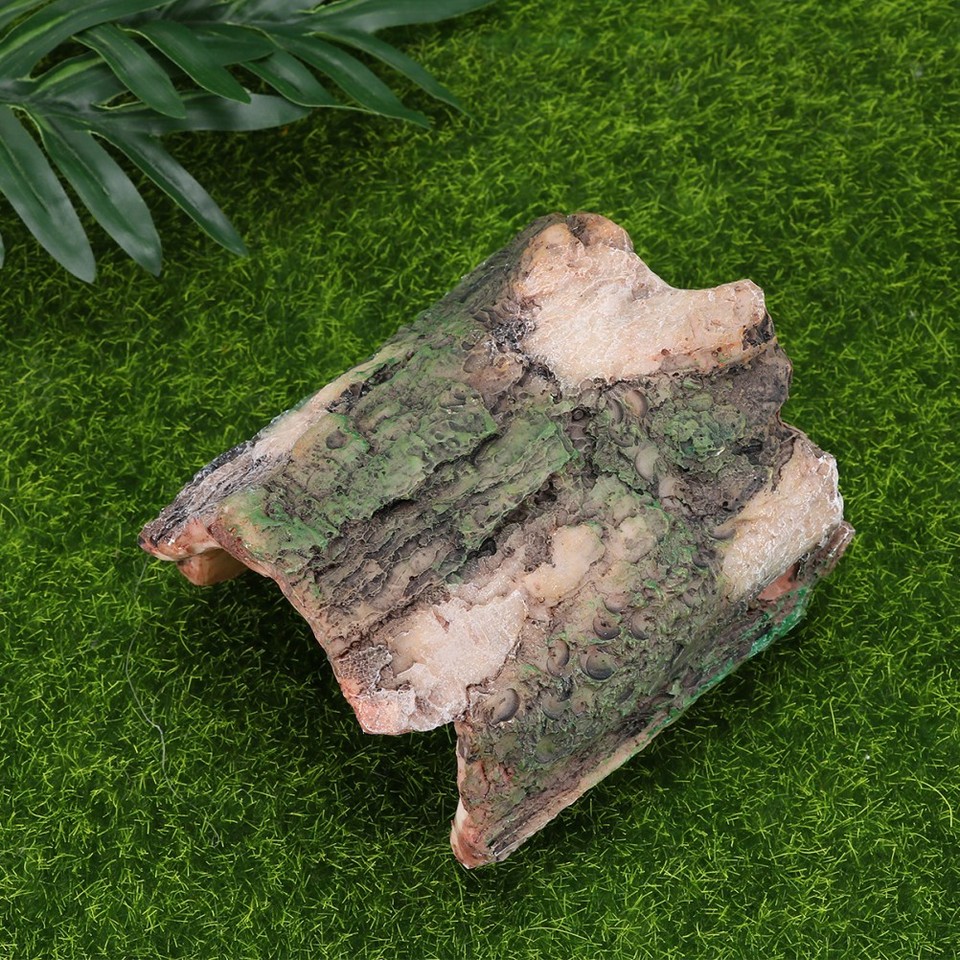 Resin Arch Bark Tree Hole Cage Ornament for Lizard Fish Tank Creeper ...