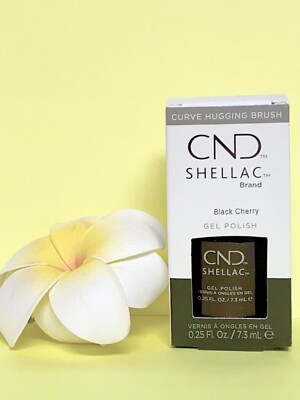 CND Shellac UV Gel Polish - Black Cherry 0.25oz 639370006048 | eBay