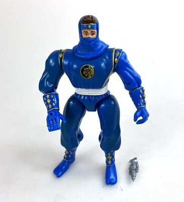 Blue Ninja Ranger Mighty Morphin Power Rangers Action Figure Complete ...