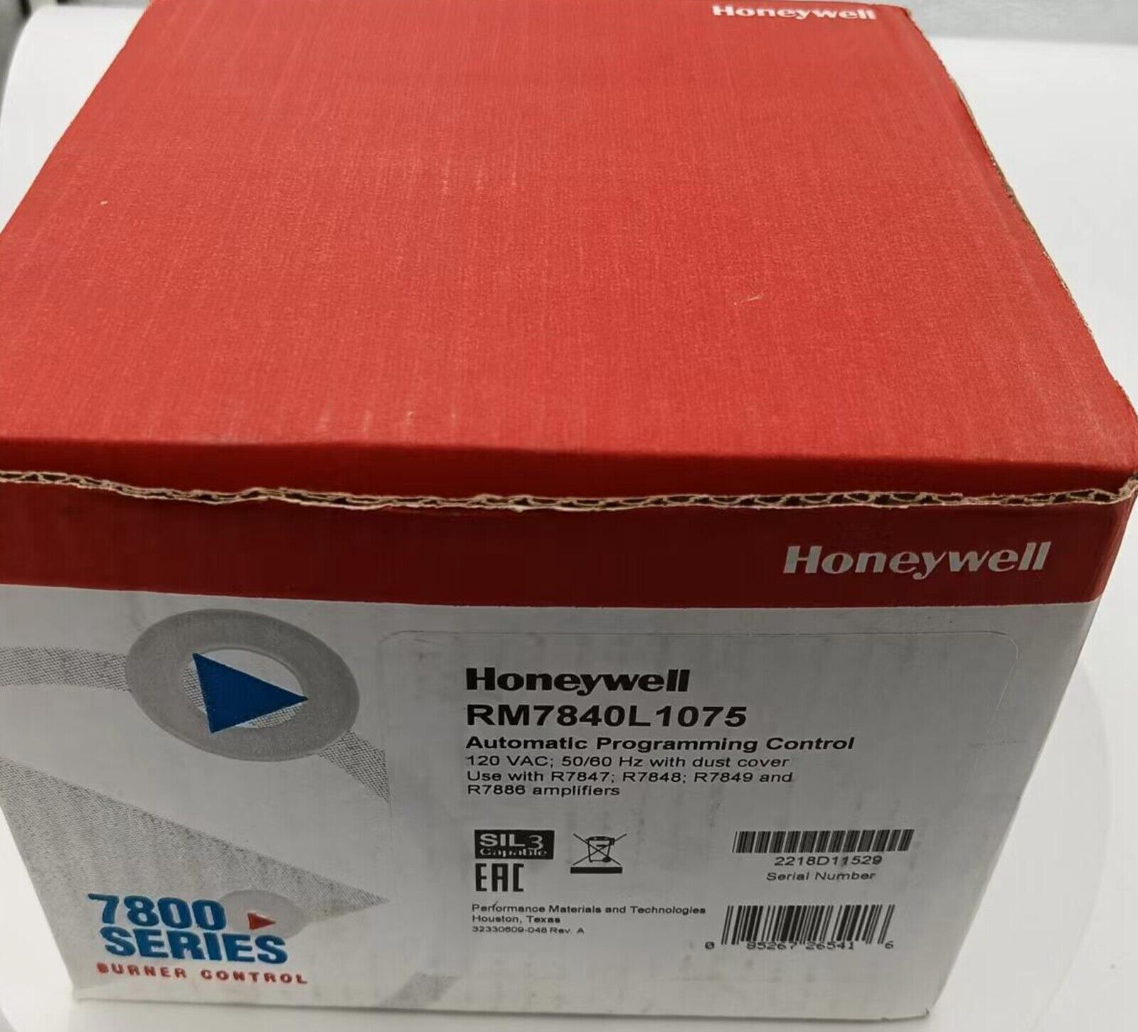 Honeywell RM7840L1075 Burner Control for sale online | eBay