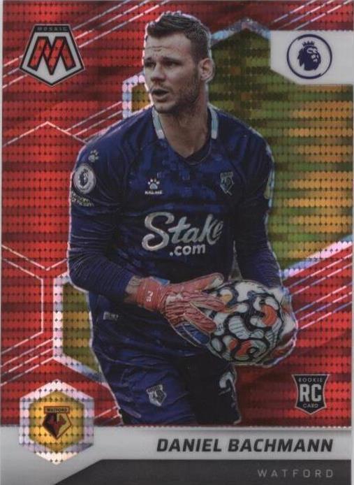 2021-22 Panini Mosaic Premier League - Daniel Bachmann #41 Red Pulsar ...