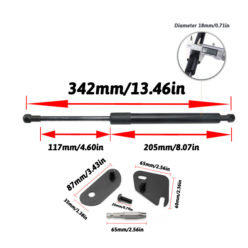 For 2015-2020 Ford F-150 Tailgate Assist Lift Support Gas Struts Shock ...