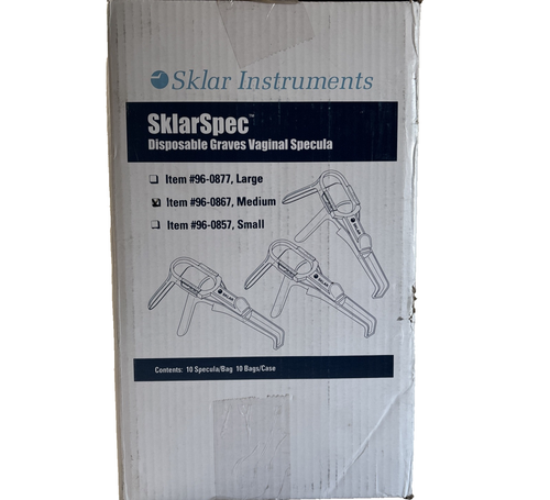 Sklar Sklarspec Disposable Graves Vaginal Specula Lot of 100 count case ...