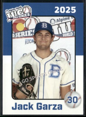 2025 Blinn College Buccaneers JUCO Jack Garza RC Rookie Baseball Licensed | eBay