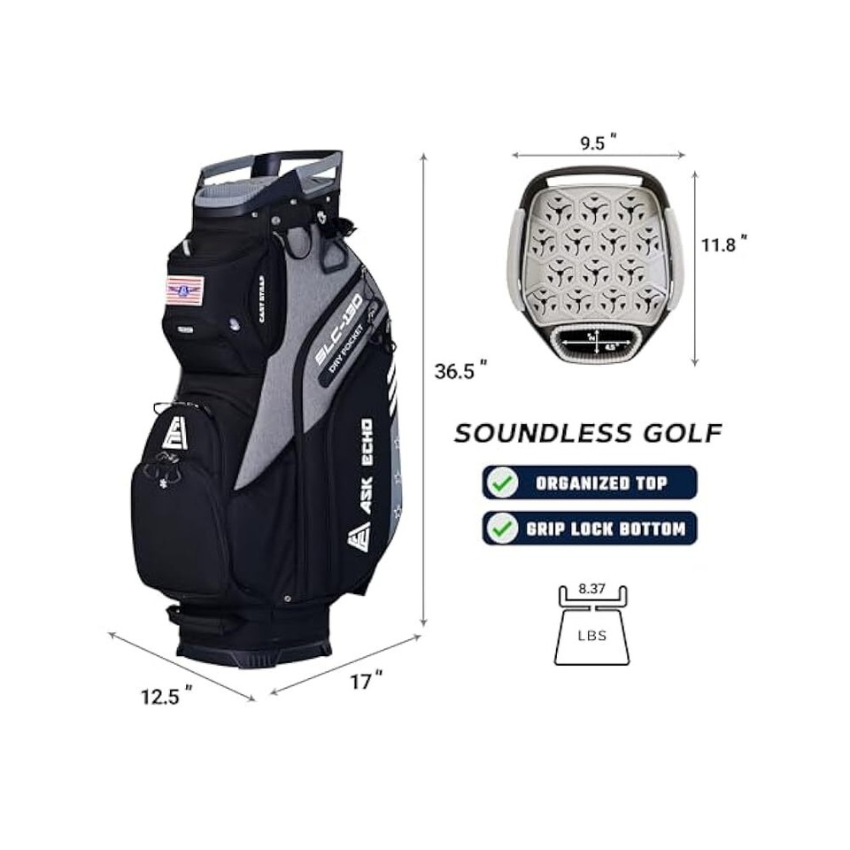 Golf Bag 2024, Full,Length Dividers & Soundless Design, Durable ...