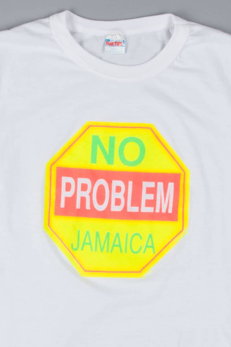 Neon No Problem Jamaica Souvenir T-Shirt, Size X-Large - Gem