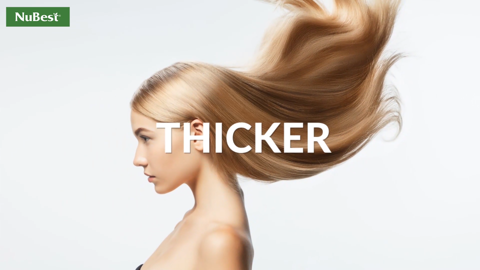 Hair Xtra by NuBest, Vitamins For Stronger, Fuller & Thicker Hair, 60 ...