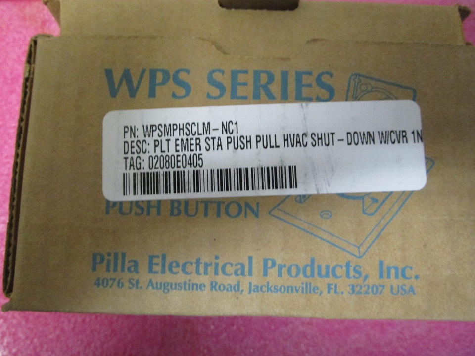 Pilla Electrical Single-Gang Emergency Push-Pull Boiler Shut-Down ...