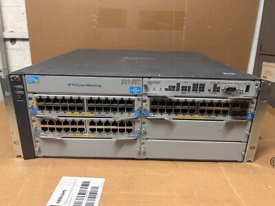 HP ProCurve E5406 zl J8697A Switches with 2X J9307A 1X J9308A Module ...