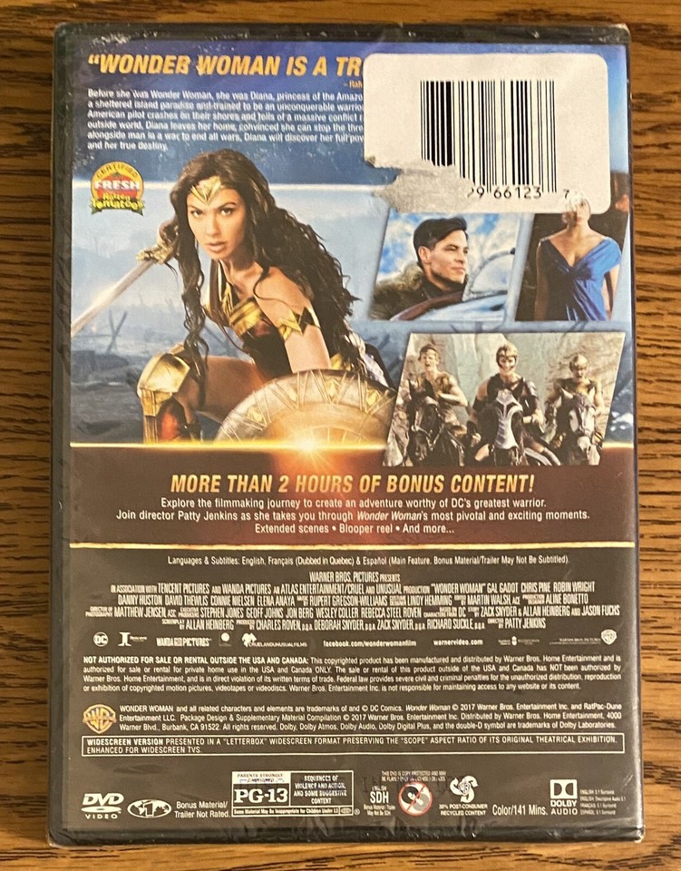 Wonder Woman Promo DVD DC Comics | eBay