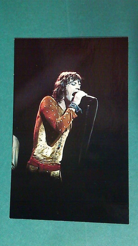 PERSONALITY POSTCARDS ROCK N ROLL HOLLYWOOD COLOR PHOTO - MICK JAGGER ...