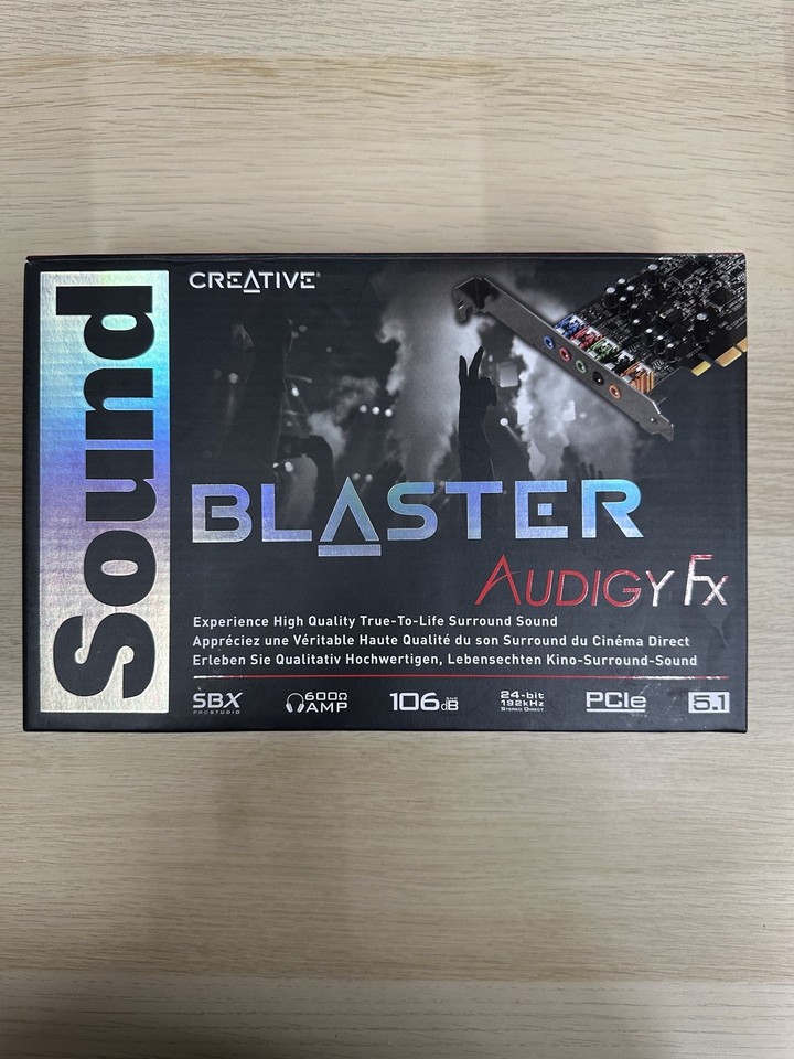 Creative Labs SB1570 Sound Blaster PCI-E Sound Card Full box | eBay UK