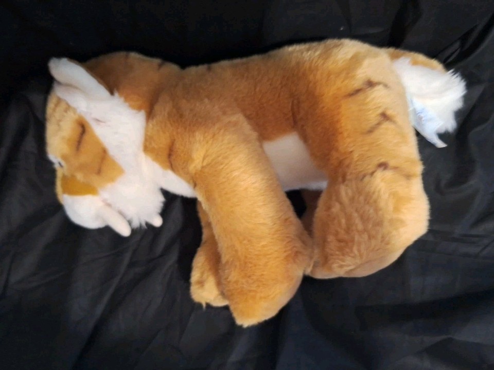 Build A Bear BAB Sabertooth Tiger Plush Big Cat Stuffed Animal 16 ...