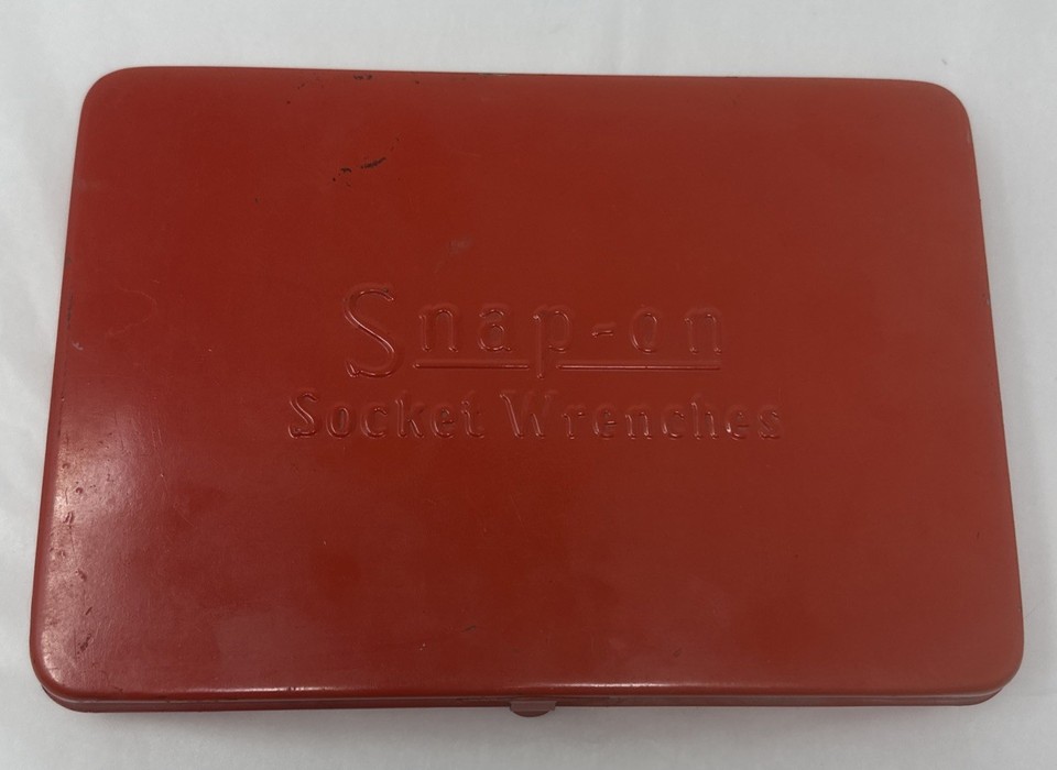 VTG Snap-On 42 Piece Socket Wrenches With Metal Case Dated 1955 Pre ...