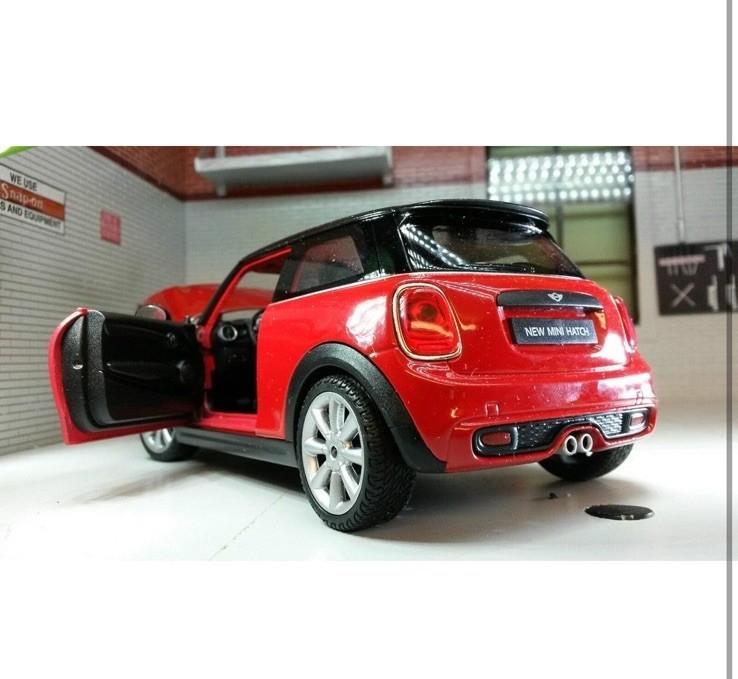 Willy 1/24 scale Mini Cooper S Hatchback 2-Door 2015 (Red) | eBay UK
