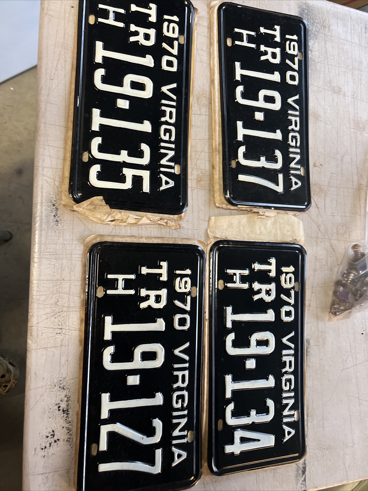 1970 Virginia License Plate Tag Trailer | eBay