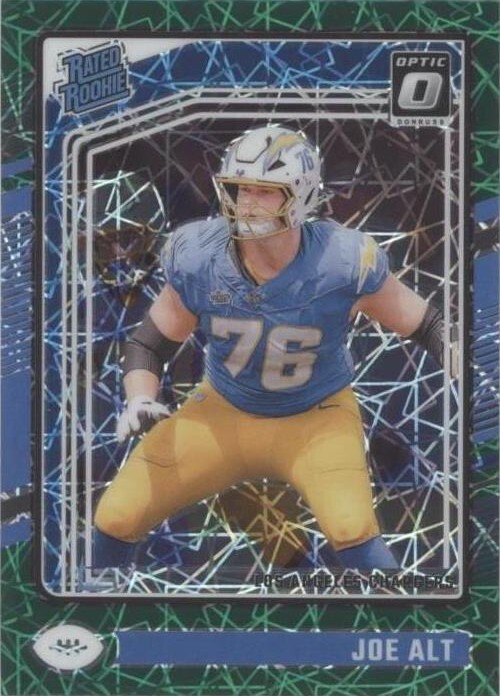 2024 Panini Donruss Optic - Rated Rookie Joe Alt #254 Green Velocity ...