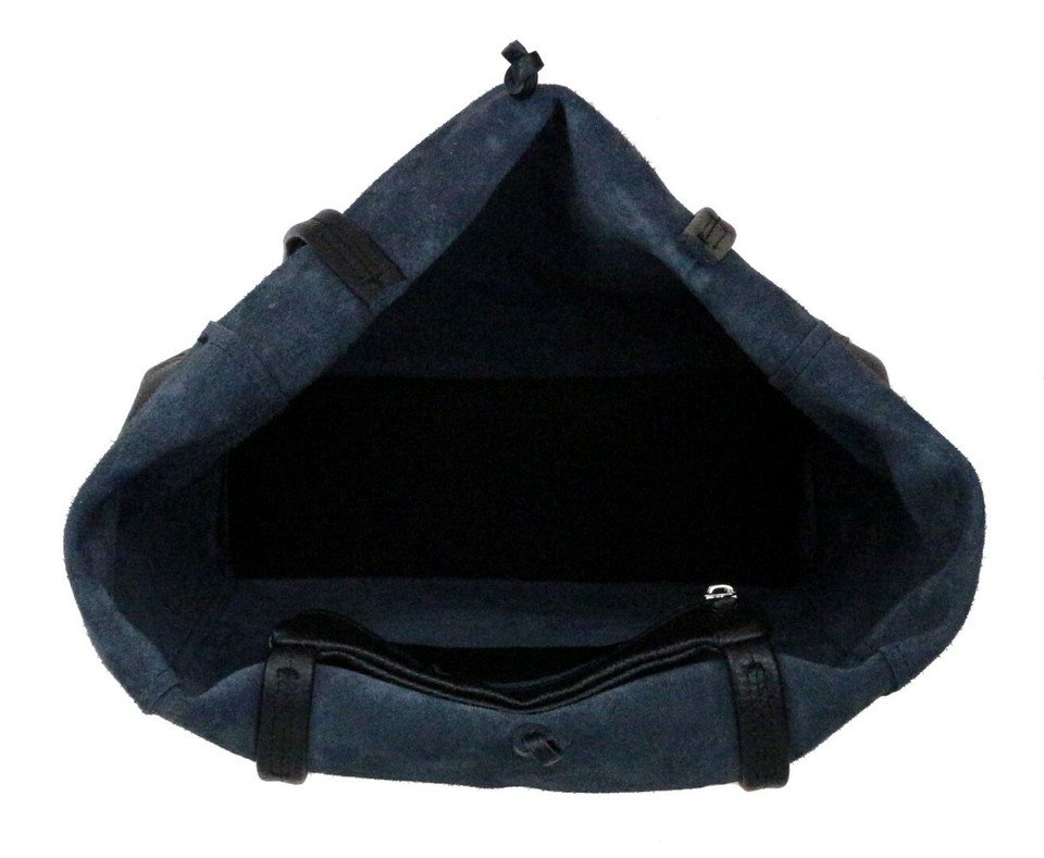 Real Italian Genuine Leather Handbag Open Top Shopper Bag Tote Handbag ...