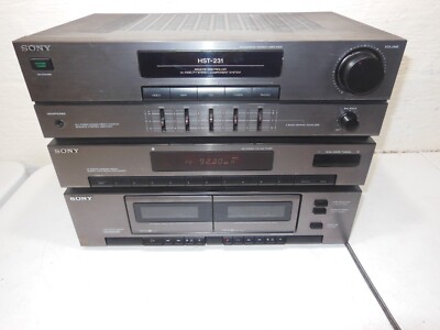 Vintage Sony HST-231 Stereo Component System Tuner - Dual Cassette Not ...