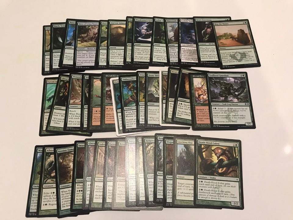 500 MTG Magic the Gathering Cards Commons/Uncommons Bulk Lot Revised to ...