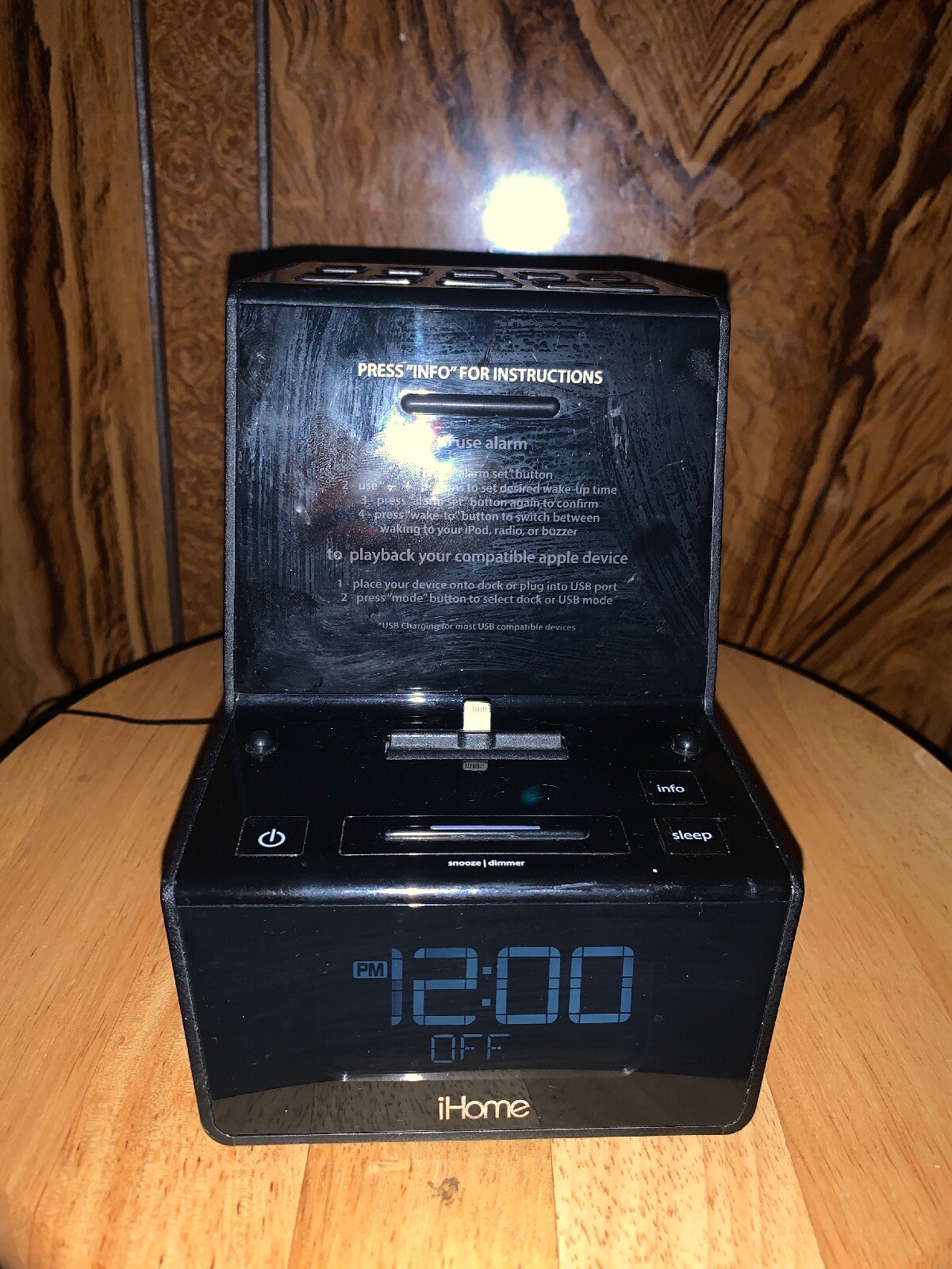 IHOME ALARM CLOCK RADIO HDL39 | eBay