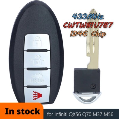 For 2011 2012 2013 INFINITI QX56 SMART KEY REMOTE KEYLESS ENTRY FOB ...