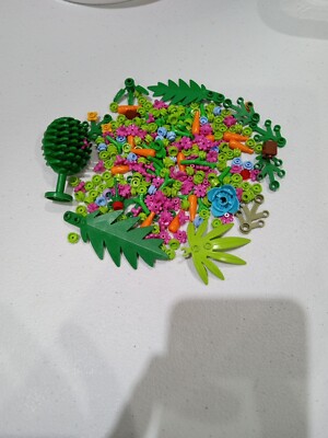 Huge LEGO Foliage Botanical Flowers, Carrots, Palm Leaves Lot #H17 | eBay