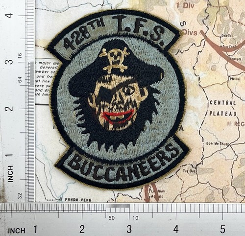 Patch , USAF 428th Tactical Fighter Squadron BUCCANEERS Vietnamw PATCH ...