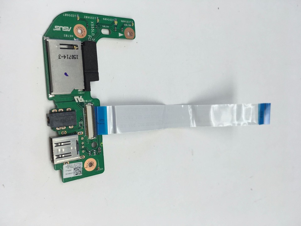 Asus F555L F555LA USB Audio Card Reader Board W/ Cable 60NB0620-IO1030 ...