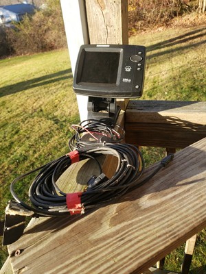 Hummingbird 596c HD Down Imaging Fish Finder Transducer Cords Untested ...