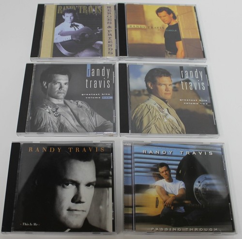 randy travis - cd lot of 6 - passing through, this is me, full circle ...