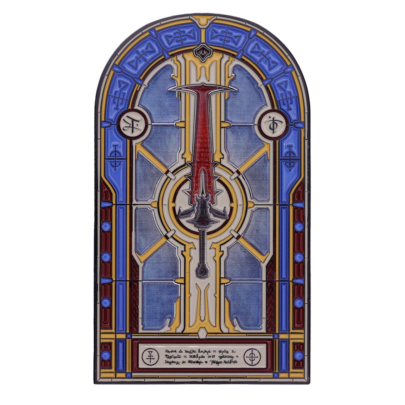 DOOM Eternal Limited Edition Crucible Sword Stained Glass Window Ingot ...