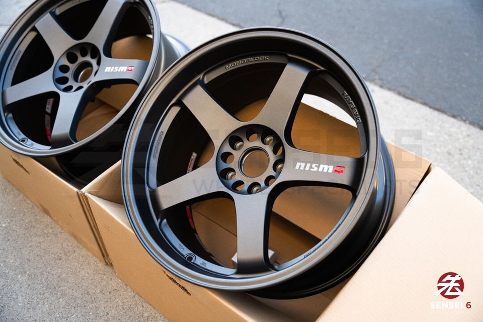Nismo LMGT4 19x9.5 +30, 19x10.5 +25 5x114.3 Matte GunBlack V37 Q50 ...