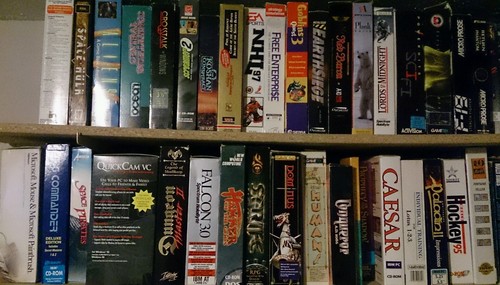 Huge assortment hundreds of PC Retro big box 1990s games make ...